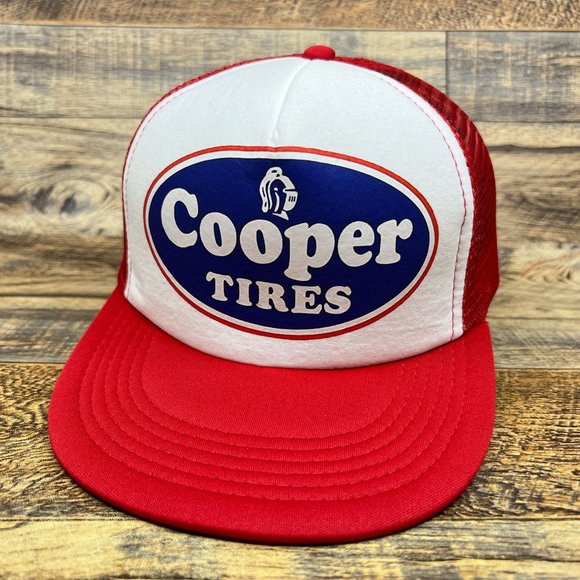 Unbranded | Accessories | Cooper Tires Mens Trucker Hat Red Snapback ...